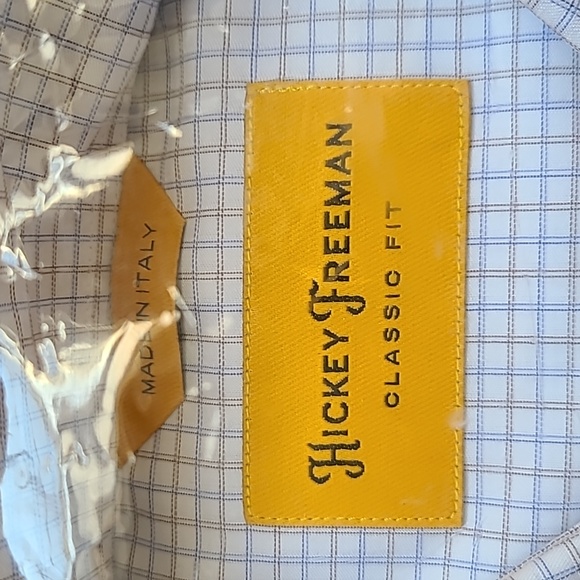 Hickey Freeman | Shirts | Hickey Freeman Mens Classic Fit Dress Shirt ...